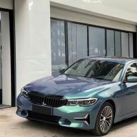 China Peacock Green Car Wrap Vinyl Film 1.52x17m 160 Micron PVC Color Changing Decorative Film for sale