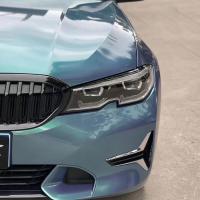 China Peacock Green Car Wrap Vinyl Film 1.52x17m 160 Micron PVC Color Changing Decorative Film for sale