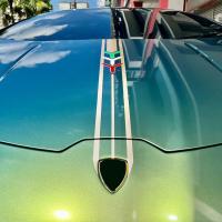 China Magic Gold Blackish Green Car Wrap Vinyl Film 1.52x17m Roll 160 Micron Removable Adhesive for sale