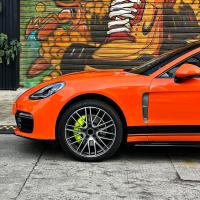 China Glossy Crystal Orange Car Wrap Vinyl Film 1.52x17m Color Change for Vehicle Wrapping for sale