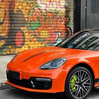 China Glossy Crystal Orange Car Wrap Vinyl Film 1.52x17m Color Change for Vehicle Wrapping for sale