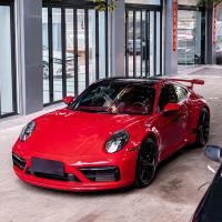 China Glossy Crystal Carmine Red Car Wrap Vinyl 1.52x17m Color Change Film for Vehicle Wrapping for sale