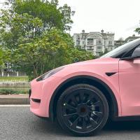 China Glossy Crystal Peach Pink Car Wrap Vinyl Film 1.52x17m Color Change for Vehicle Wrapping for sale
