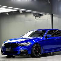 China Glossy Crystal Royal Blue Car Wrap Vinyl 1.52x17m 160 Micron Vehicle Color Change Film for sale