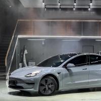 China Glossy Light Cement Grey Car Wrap Vinyl 1.52x17m Color Change Film for Vehicle Wrapping for sale
