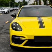 China Glossy Crystal Maize Yellow Car Wrap Vinyl Film 1.52x17m Color Change for Vehicle Wrapping for sale