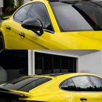 China Glossy Crystal Maize Yellow Car Wrap Vinyl Film 1.52x17m Color Change for Vehicle Wrapping for sale
