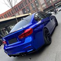 China Metal Paint Blueberry Car Wrap Vinyl 1.52x18m Color Change Film for Vehicle Wrapping for sale