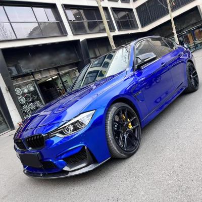 China Metal Paint Blueberry Car Wrap Vinyl 1.52x18m Color Change Film for Vehicle Wrapping for sale