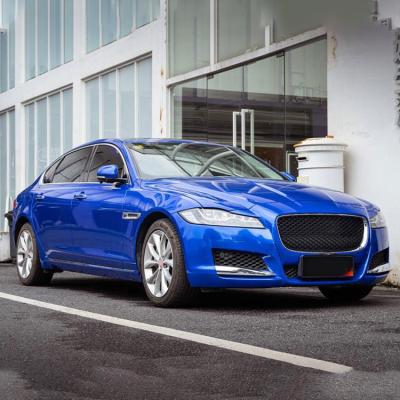 China Metal Paint Deep Blue Car Wrap Vinyl 1.52x18m 160 Micron Removable Adhesive Film for Vehicle Color Change for sale
