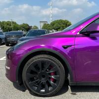 China Metal Paint Purple Car Wrap Vinyl Film 1.52x18m Color Change for Vehicle Wrapping for sale