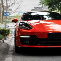 China Metal Paint Orange Blue Car Wrap Vinyl Film 1.52x18m Color Change for Vehicle for sale