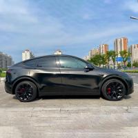 China Metal Paint Black Car Wrap Vinyl Film 1.52x17m 160 Micron Color Change for Vehicle for sale