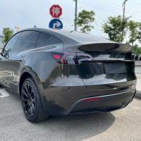 China Metal Paint Black Car Wrap Vinyl Film 1.52x17m 160 Micron Color Change for Vehicle for sale