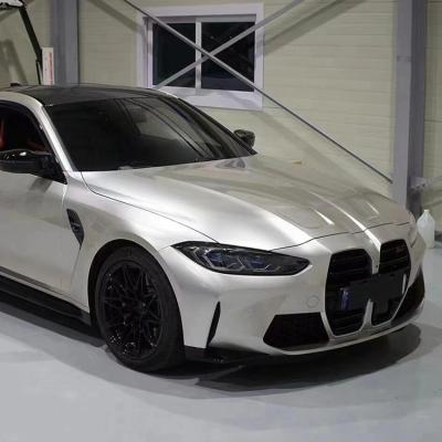 China Metal Champagne Gold Car Wrap Vinyl Film 1.52x17m Color Change for Vehicle Body Stickers for sale