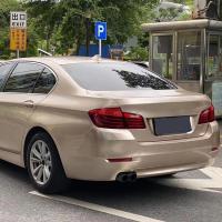 China Metal Champagne Dark Gold Car Wrap Vinyl 1.52x17m Color Change Film for Vehicle for sale