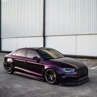 China Paint Metal Midnight Purple Romantic Purple Car Wrap Vinyl Film 1.52x17m Roll Color Change for Vehicle for sale