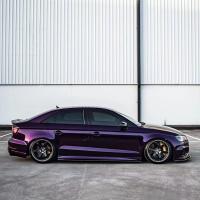 China Paint Metal Midnight Purple Romantic Purple Car Wrap Vinyl Film 1.52x17m Roll Color Change for Vehicle for sale