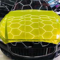 China M4 Paint Lemon Yellow Car Wrap Vinyl Film 1.52x17m Removable Adhesive for Vehicle Color Change for sale