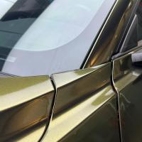 China Midnight Gold Paint Metal Car Wrap Vinyl 1.52x17m Removable Adhesive Color Change Sticker Film for Vehicle for sale