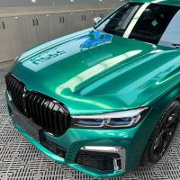 China Emerald Green Metal Paint Car Wrap Vinyl Film 1.52x17m Color Change for Vehicle for sale