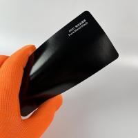China Matte Pure Metal Black Car Wrap Vinyl Film 1.52x17m Color Change for Vehicle Body Stickers for sale