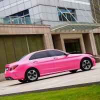 China Pure Metal Princess Pink Car Wrap Vinyl Film 1.52x17m Removable Adhesive for Vehicle Color Change for sale