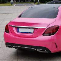 China Pure Metal Princess Pink Car Wrap Vinyl Film 1.52x17m Removable Adhesive for Vehicle Color Change for sale