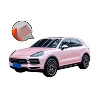 China Pure Metal Cherry Pink Car Wrap Vinyl 1.52x17m Removable Adhesive Vehicle Color Change Film for sale