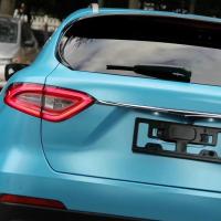China Pure Metal Sky Blue Classic Blue Car Wrap Vinyl Film 1.52x17m Color Change for Vehicle Wrapping for sale