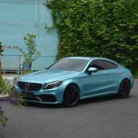 China Pure Metal Lake Blue Car Wrap Vinyl 1.52x17m Removable Adhesive Color Change Film for Vehicle for sale
