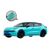 China Pure Metal Baby Blue Car Vinyl Wrap 1.52x18m Air Bubble Free Photochromic Tint Film for sale