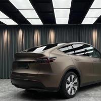 China Ultra Matte Brown Grey Car Wrap Vinyl Film 1.52x17m Color Change for Vehicle Wrapping for sale