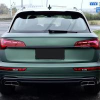 China Ultra Matte Emerald Green Car Wrap Vinyl 1.52x17m Removable Adhesive Vehicle Color Change Film for sale