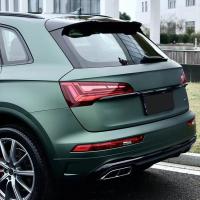 China Ultra Matte Emerald Green Car Wrap Vinyl 1.52x17m Removable Adhesive Vehicle Color Change Film for sale