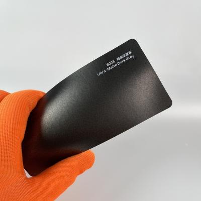 China Ultra Matte Dark Grey Car Wrap Vinyl 1.52x17m Roll Removable Adhesive for Vehicle Color Change for sale