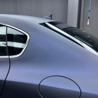 China Ultra Matte Black Blue Car Wrap Vinyl Film 1.52x17m Color Change for Vehicle Wrapping for sale