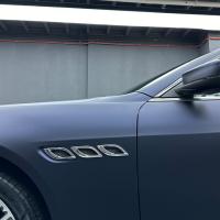 China Ultra Matte Black Blue Car Wrap Vinyl Film 1.52x17m Color Change for Vehicle Wrapping for sale