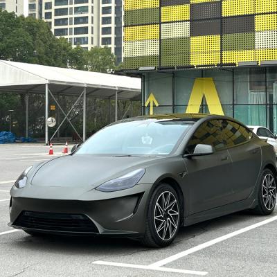 China Ultra Matte Mystical Green Car Wrap Vinyl 1.52x17m Color Change Film for Vehicle Wrapping for sale