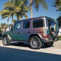 China Glossy Rainbow Laser Grey 3M Chameleon Car Wrap Vinyl 1.52x17m Color Change Film for Vehicle Wrapping for sale