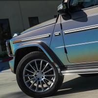China Glossy Rainbow Laser Grey 3M Chameleon Car Wrap Vinyl 1.52x17m Color Change Film for Vehicle Wrapping for sale
