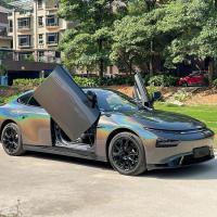 China Glossy Laser Black 1.52x17m Car Wrap Vinyl Film Color Change for Vehicle Wrapping for sale