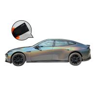 China Glossy Laser Black 1.52x17m Car Wrap Vinyl Film Color Change for Vehicle Wrapping for sale