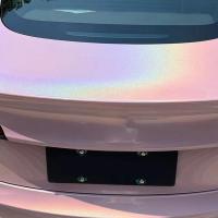China Glossy Laser Light Pink 3M Car Wrap Vinyl 1.52x17m Color Change Film for Vehicle Wrapping for sale