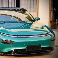 China Glossy Laser Green 3M Car Wrap Vinyl Film 1.52x17m Color Change for Vehicle Wrapping for sale