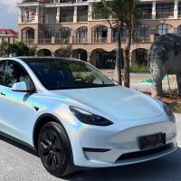 China Glossy Laser Sea Blue 1.52x17m Car Wrap Vinyl Film Color Change for Vehicle Wrapping for sale