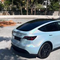 China Glossy Laser Sea Blue 1.52x17m Car Wrap Vinyl Film Color Change for Vehicle Wrapping for sale