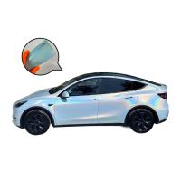 China Glossy Laser Sea Blue 1.52x17m Car Wrap Vinyl Film Color Change for Vehicle Wrapping for sale