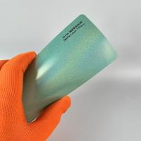 China Glossy Laser Baby Blue Car Wrap Vinyl Film 1.52x17m PVC Stretchable Air Release for sale
