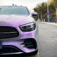 China Twin Candy Grey Purple Color Change Car Wrap Vinyl Film 1.52x17m 160 Micron for Vehicle Wrapping for sale